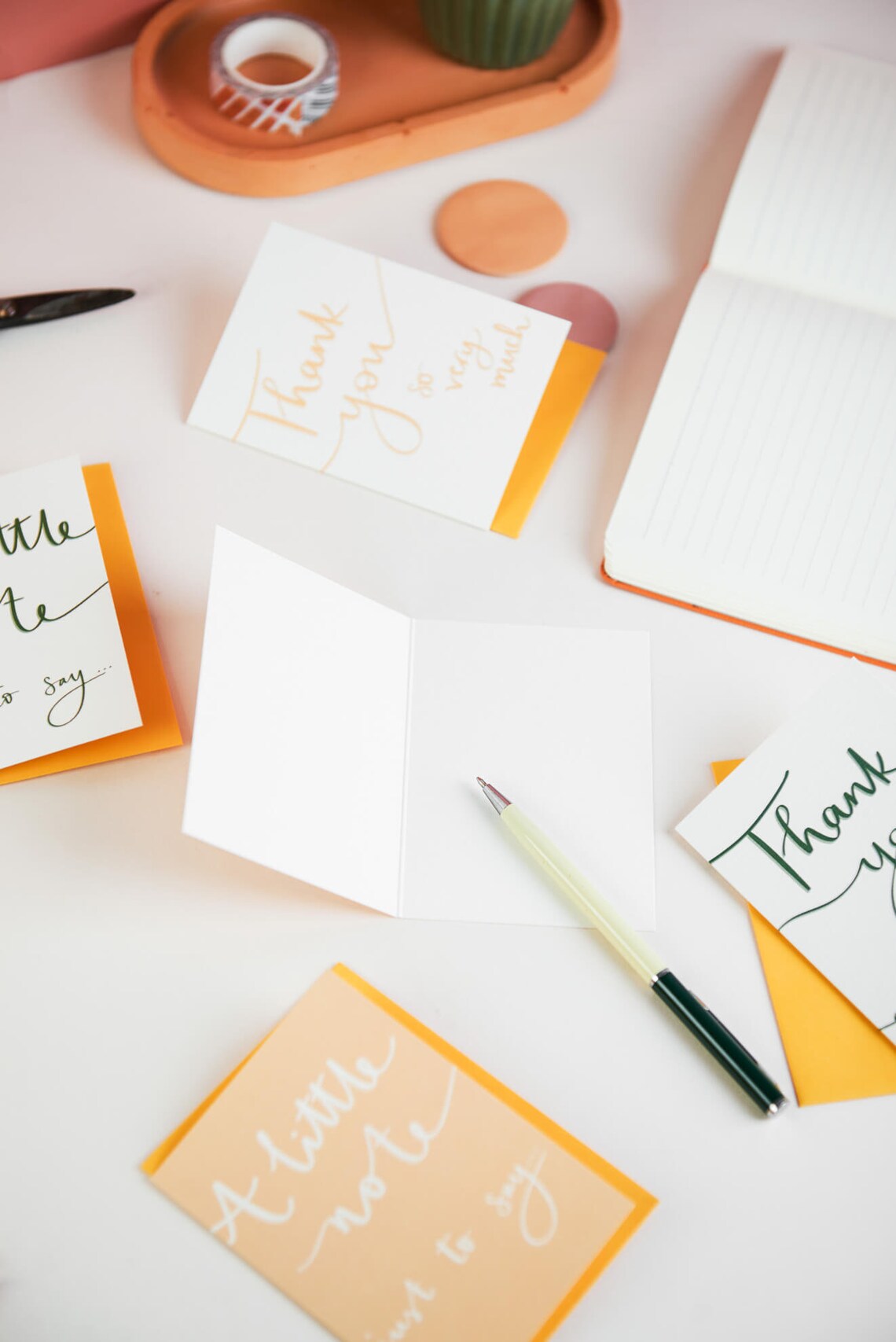 Mini Thank You Notecards Set Greeting Card Bundle by - Etsy