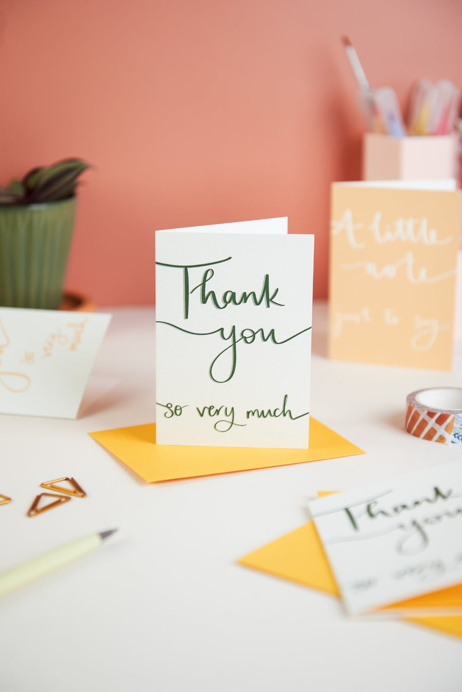 Mini thank you notecards set greeting card bundle by | Etsy