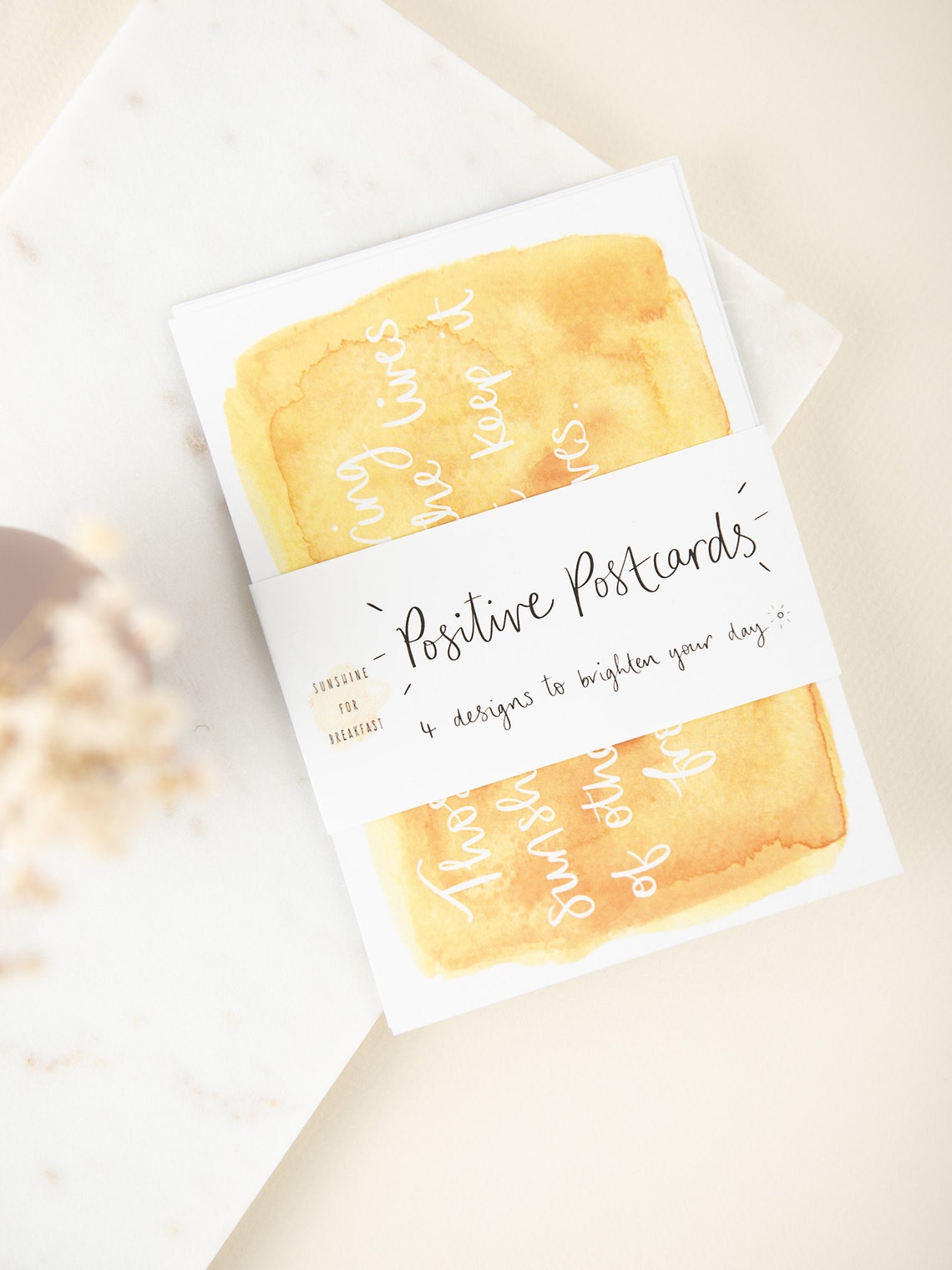 Positive Affirmation Postcards: Inspirational Quote Cards, Set of 4 ...