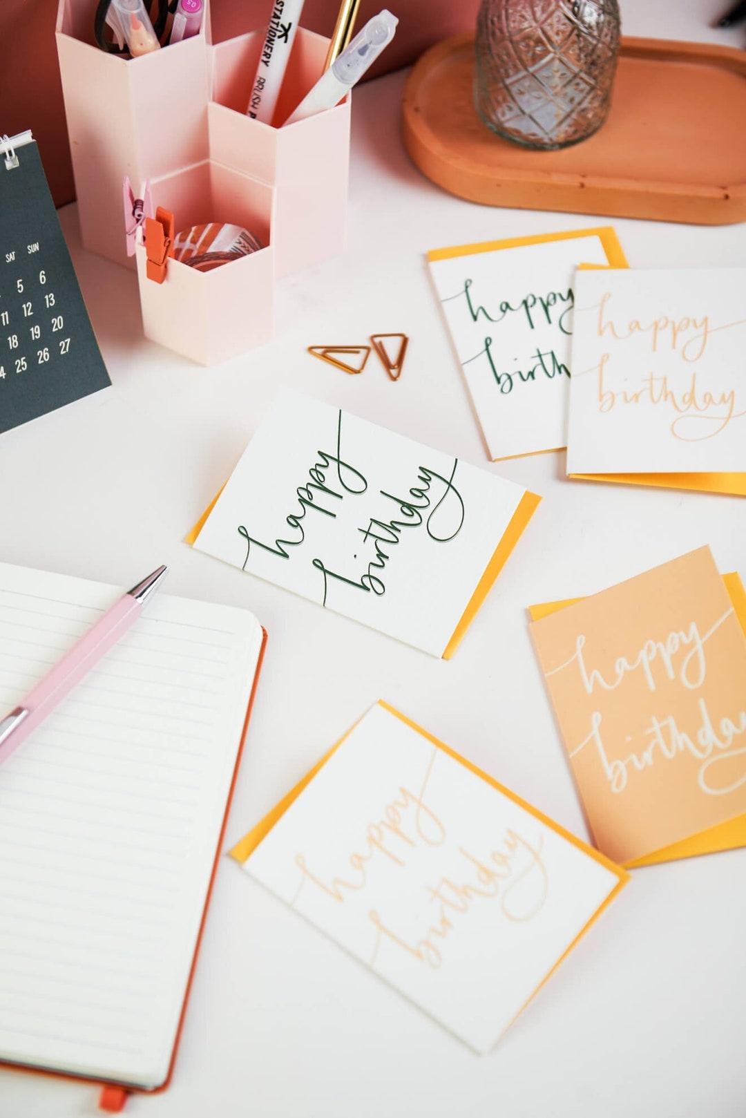 Mini Birthday Notecards Set - Greeting Cards Bundle by Sunshine for ...