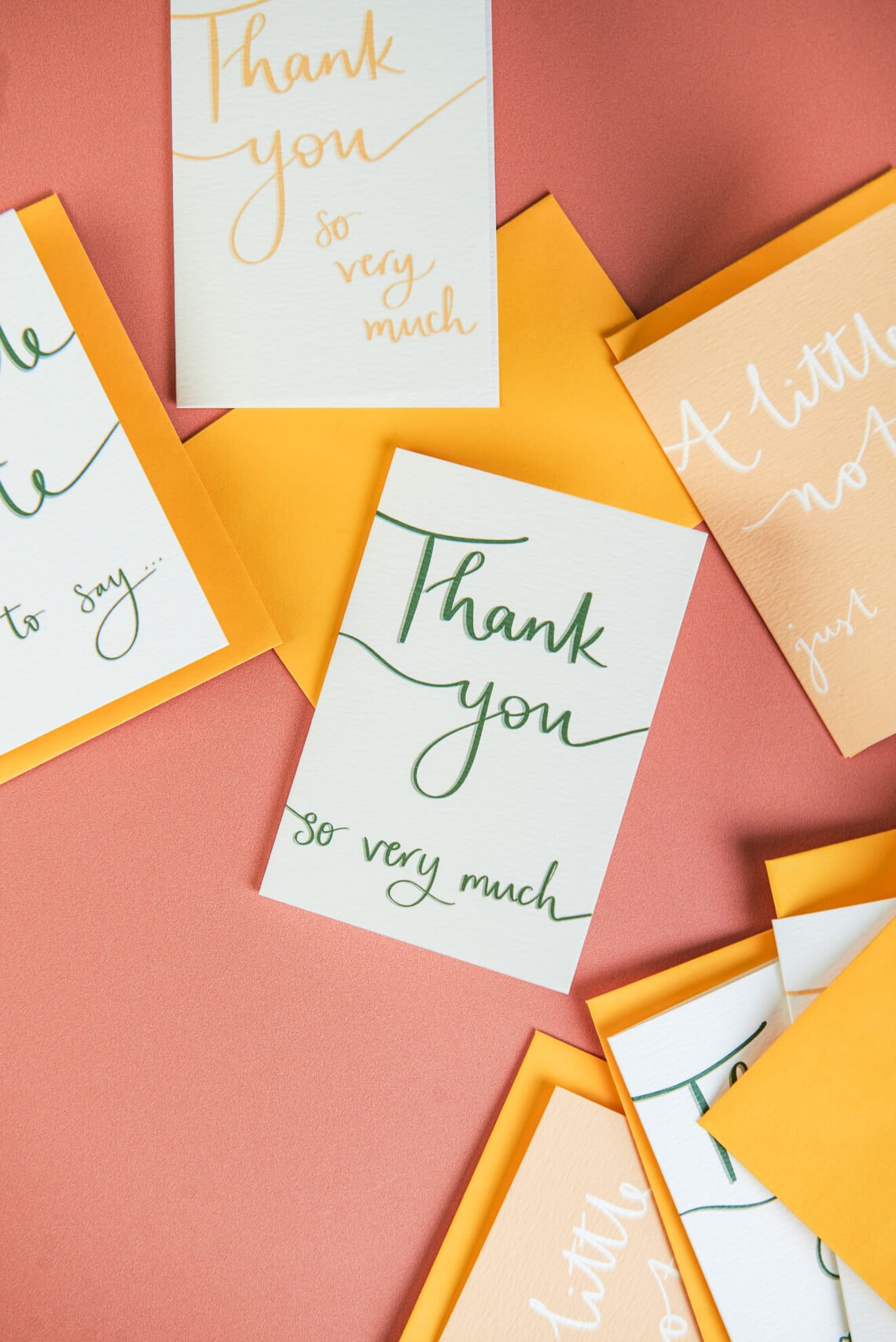 Mini Thank You Notecards Set Greeting Card Bundle by - Etsy