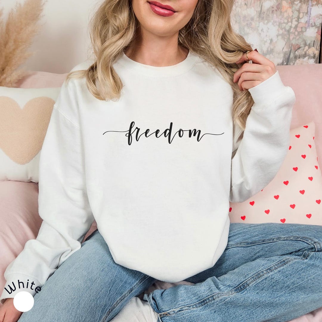 Freedom Sweatshirt, Kirk's Legacy Sweater, Patriotic Sweater, Justice ...