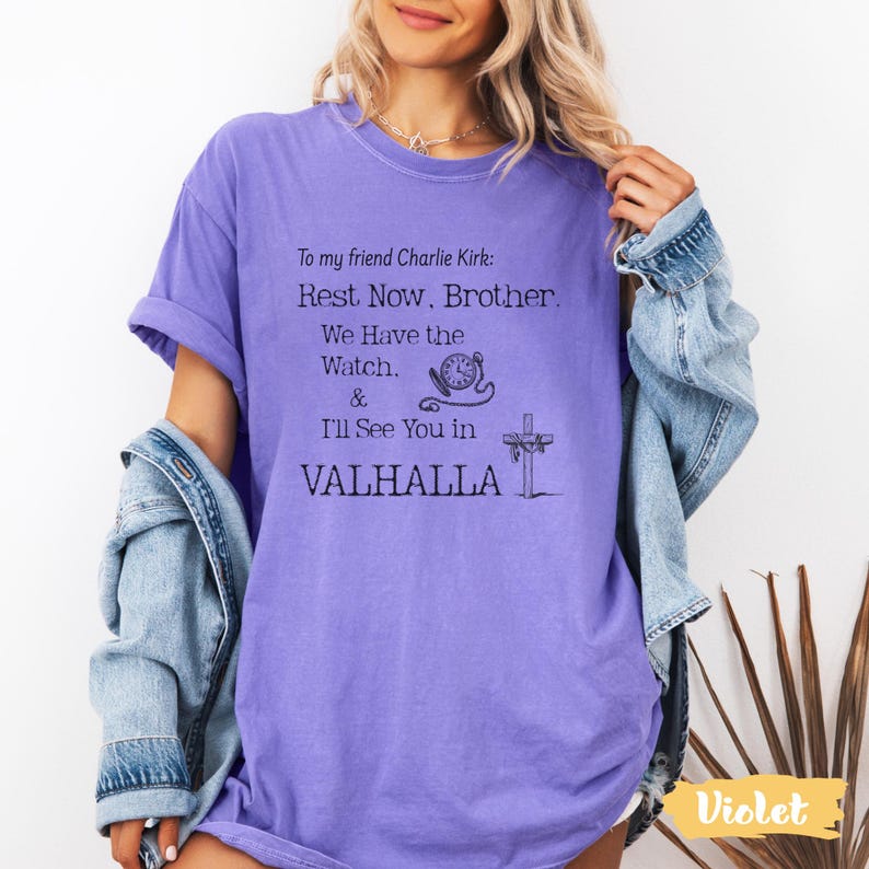 I’ll See You in Valhalla Shirt, Charlie Kirk T-shirt, Valhalla Shirt ...