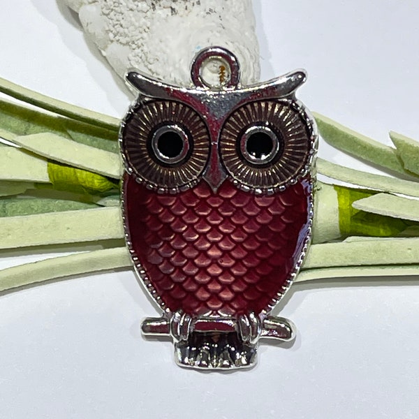 Owl Pendant - Etsy