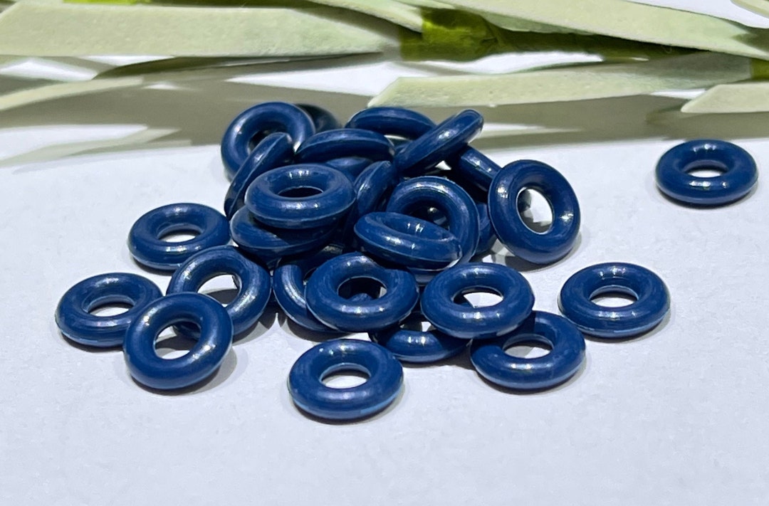 25 Piece - 7mm OD Blue Rubber Rings-blue Rubber O Rings-for Use With ...