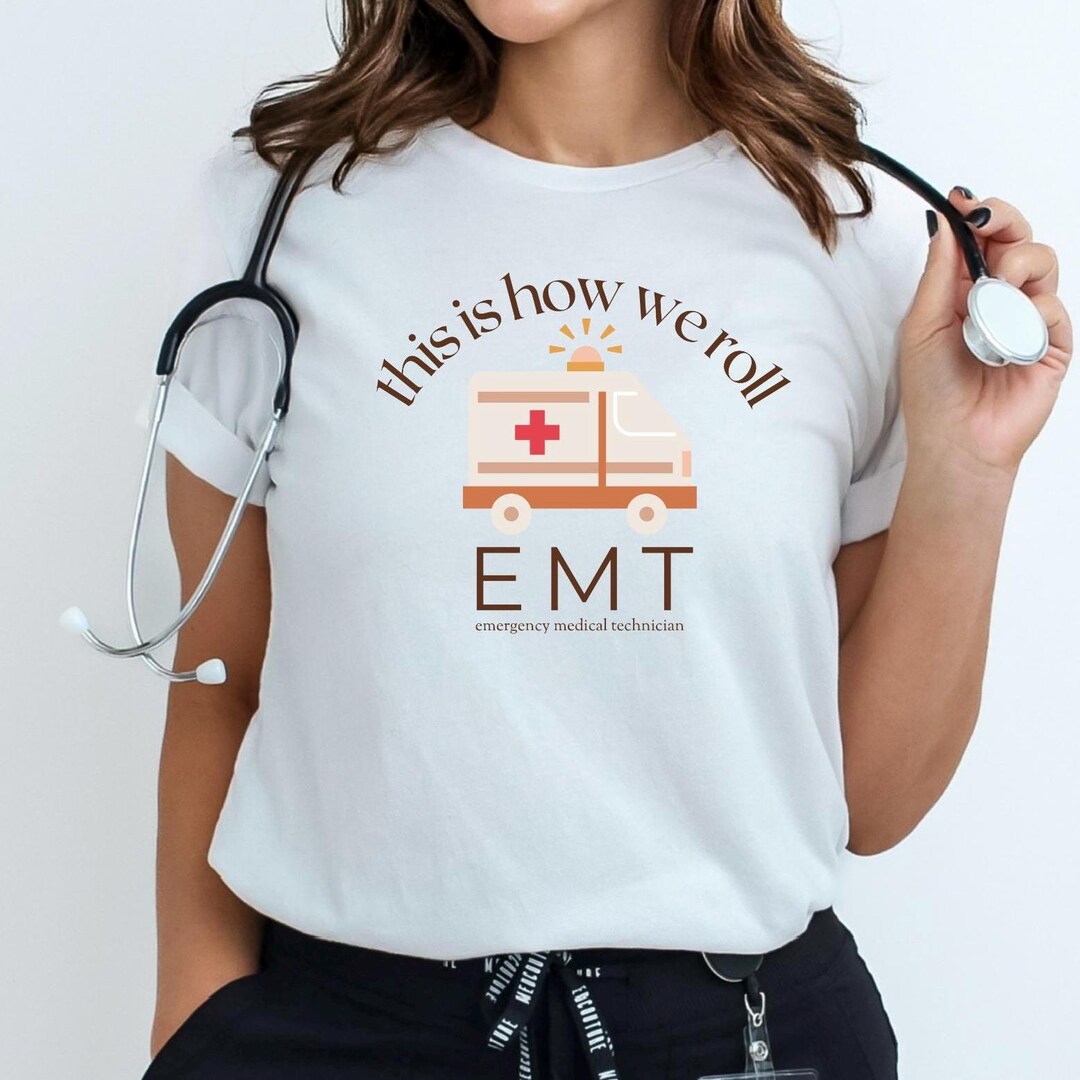 EMT Paramedic Shirt: First Responder Uniform Tee - Emergency Medical ...