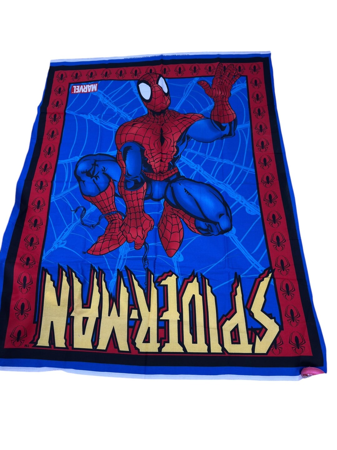 Spiderman Panel Marvel DC Super Hero Red Blue 2004 Vintage New 100% - Etsy