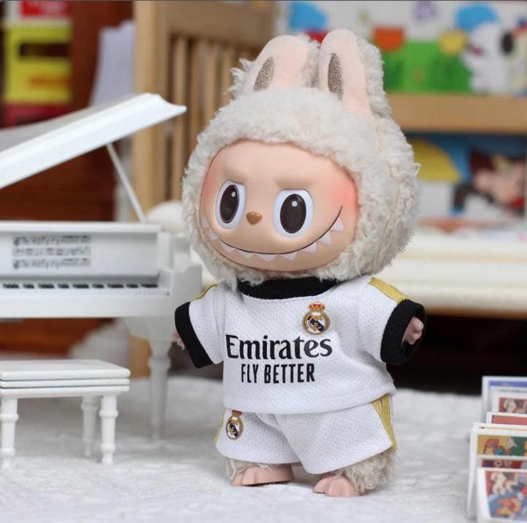 Labubu Football Kit – Madrid/messi/ronaldo (handmade and Doll Not ...