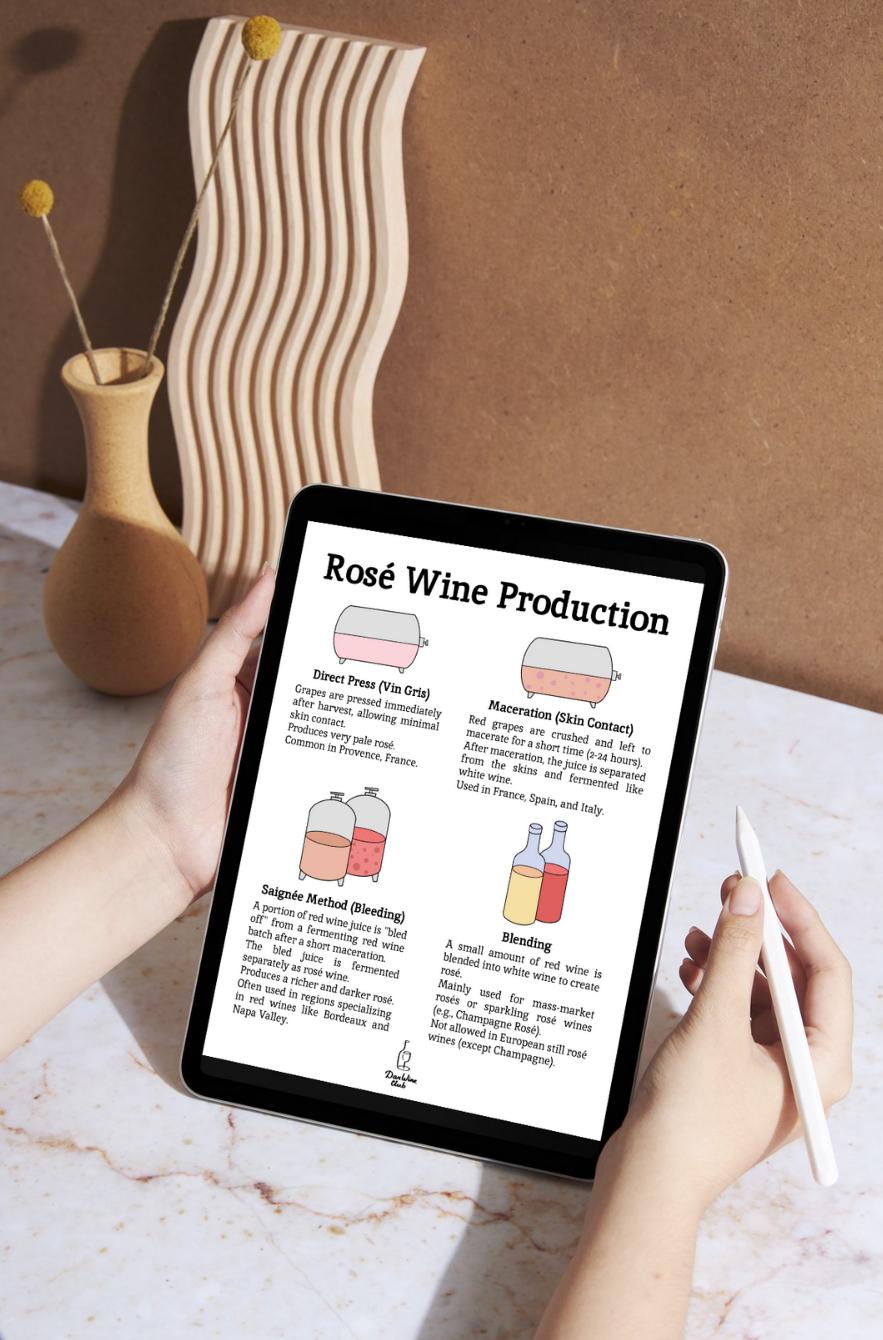 Rosé Wine Production - Etsy