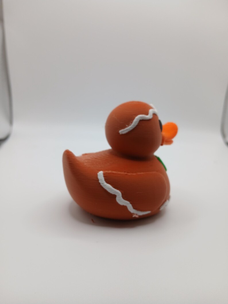 Gingerbread Man Duck: 3D Printed Car Dash Accessory - Etsy