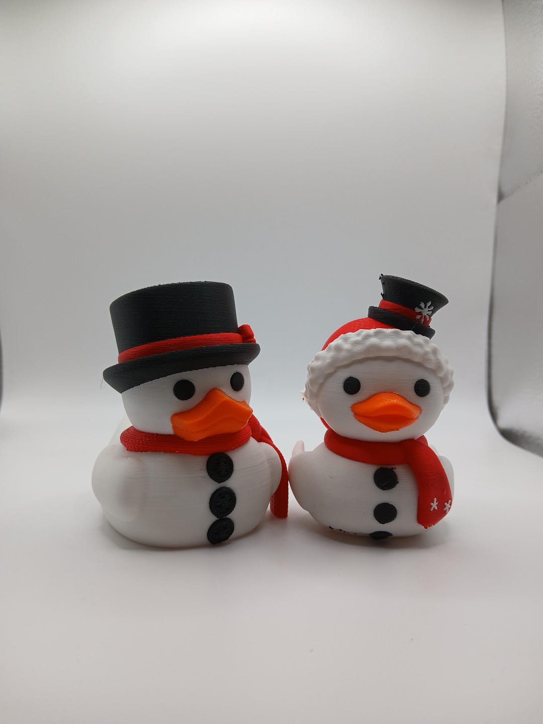 Snowman Duck: 3D Printed Accessory by the Duck Vault - Etsy