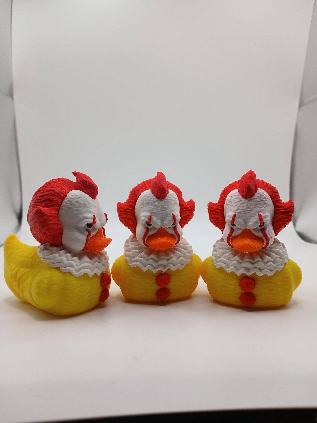 Evil Clown Duck: 3D Printed PLA Plastic Figurine - Etsy