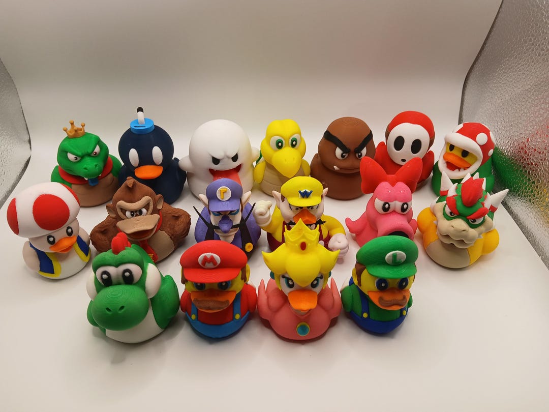 3D Printed Italian Plumber Duck Car Dashboard Accessory - Etsy