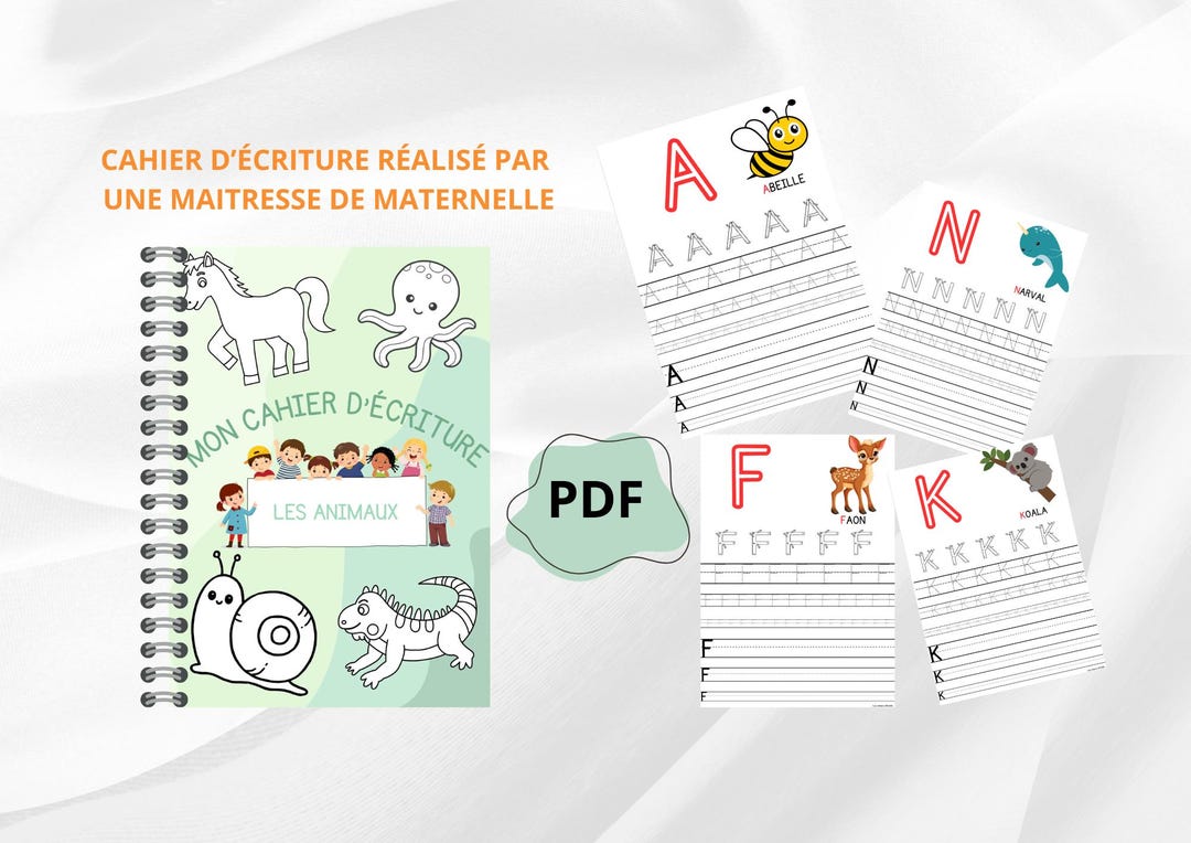 Printable Kindergarten Writing Book - Etsy