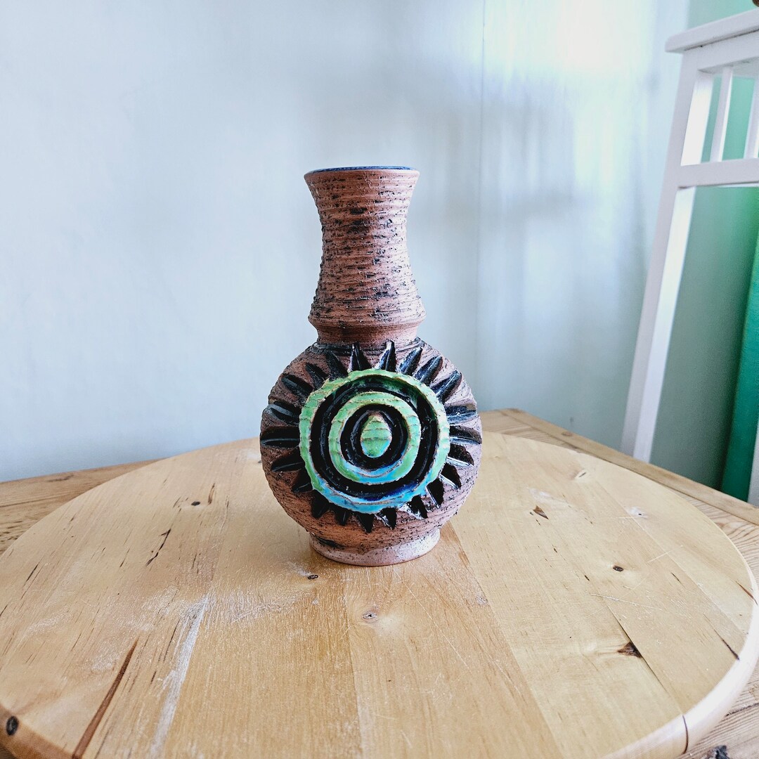 Retro Chamotte Rustic Ceramic Vase Design Ninnie / 7 1/2" X 4 ...