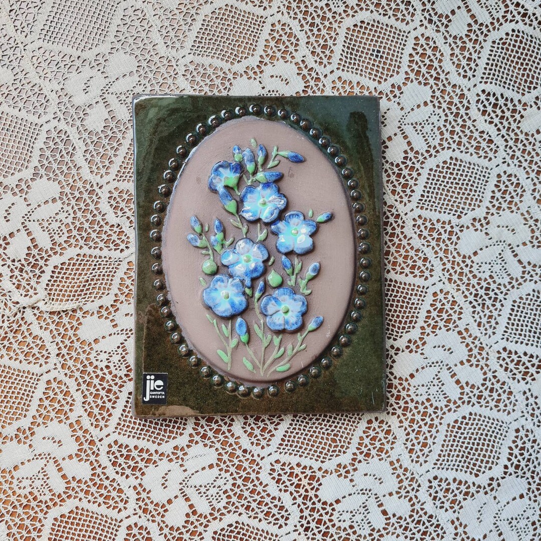 Mid Century / Retro / Ceramic / Seramic Plaque / Ceramic Wall Decor ...