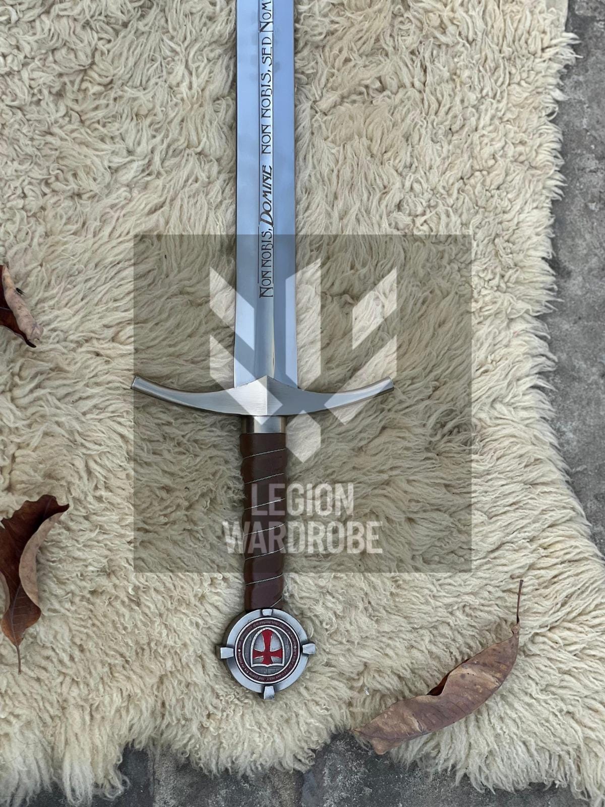 Templar Sword With Scabbard – Handmade Medieval Collectible, Knight ...