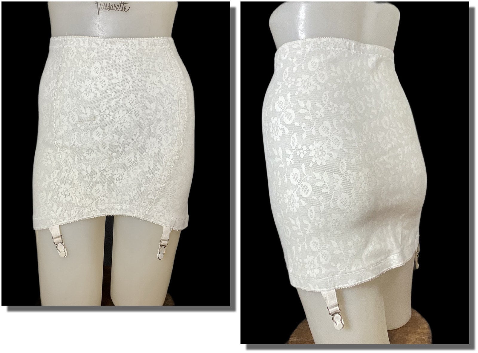 Rubber Vtg Playtex 18 Hour OB FIRM Control Girdle Thick Heavy Yummy ...