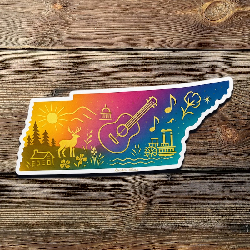 Tennessee Sticker - Etsy