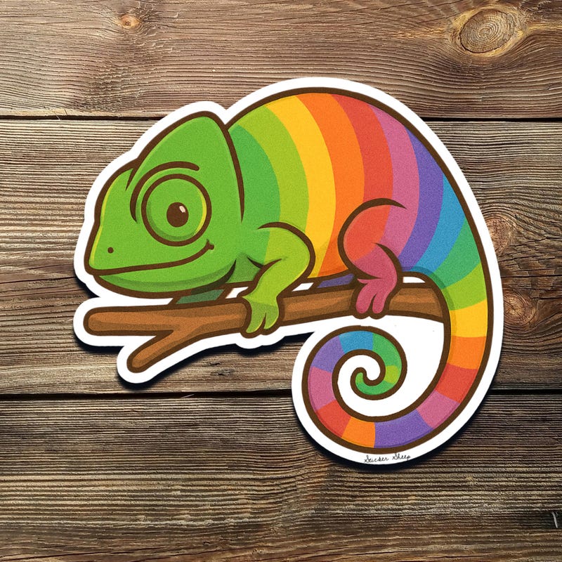 Lizard Wall Decals - Etsy
