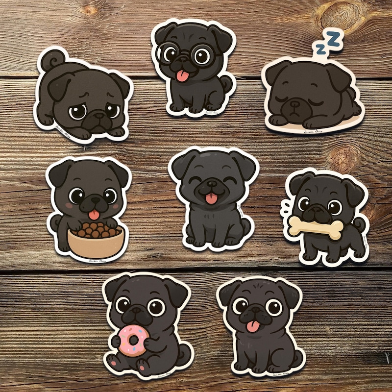 Pug Sticker - Etsy