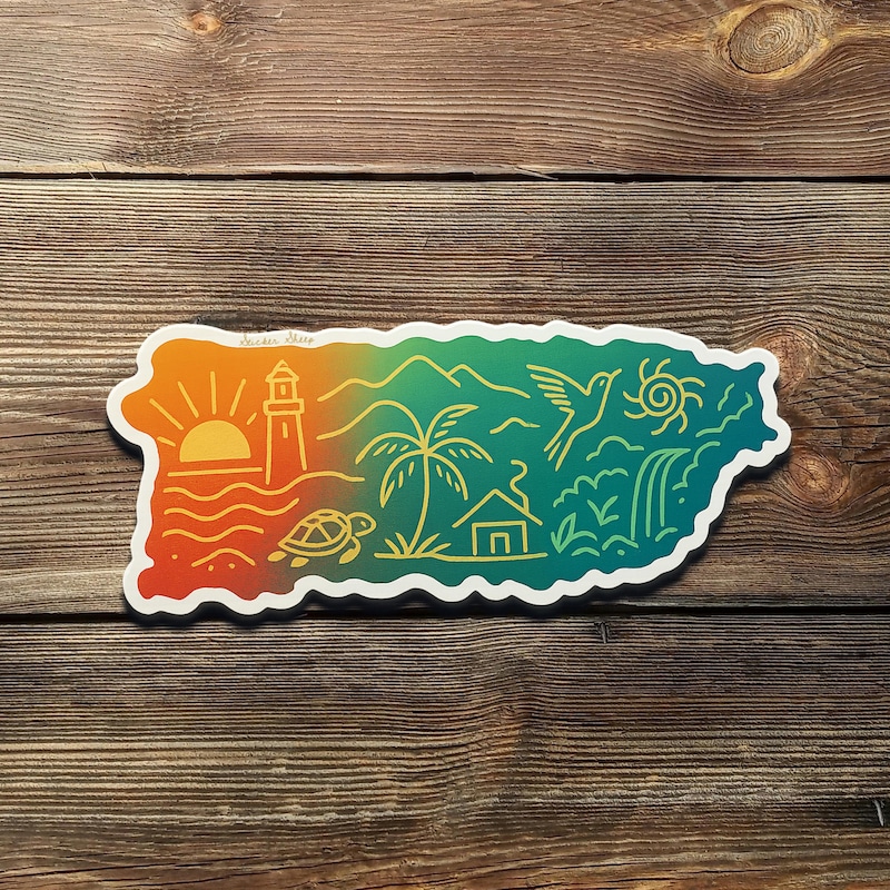 Sunset Puerto Rico Svg - Etsy