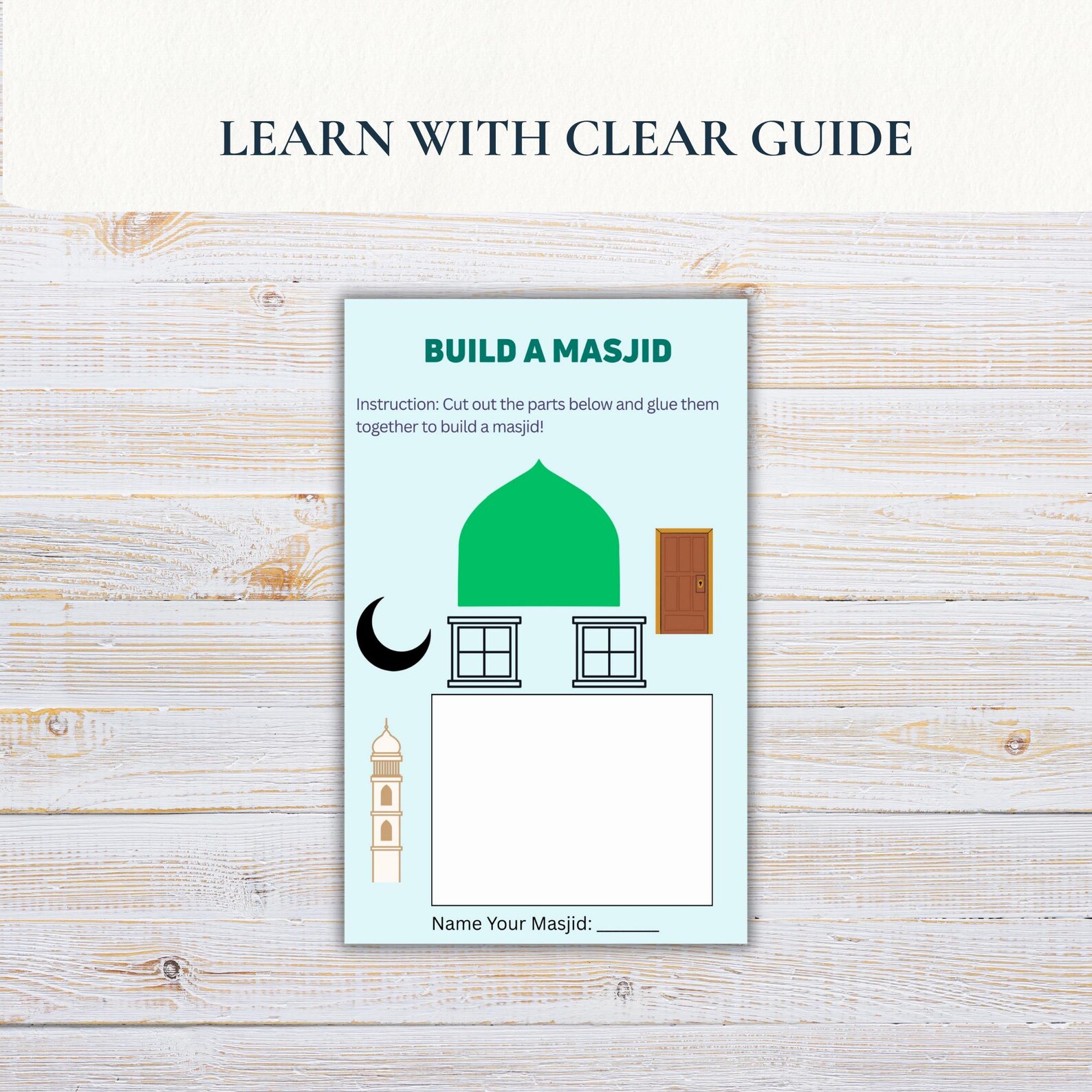 Islamic Busy Book: Muslim Kids Learning Activities (digital Download A4 ...