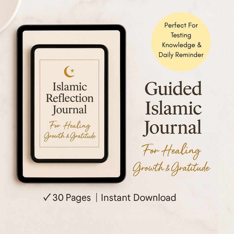 Islamic Journal | 30 Printable PDF | Islamic Study & Reflection | Dua ...