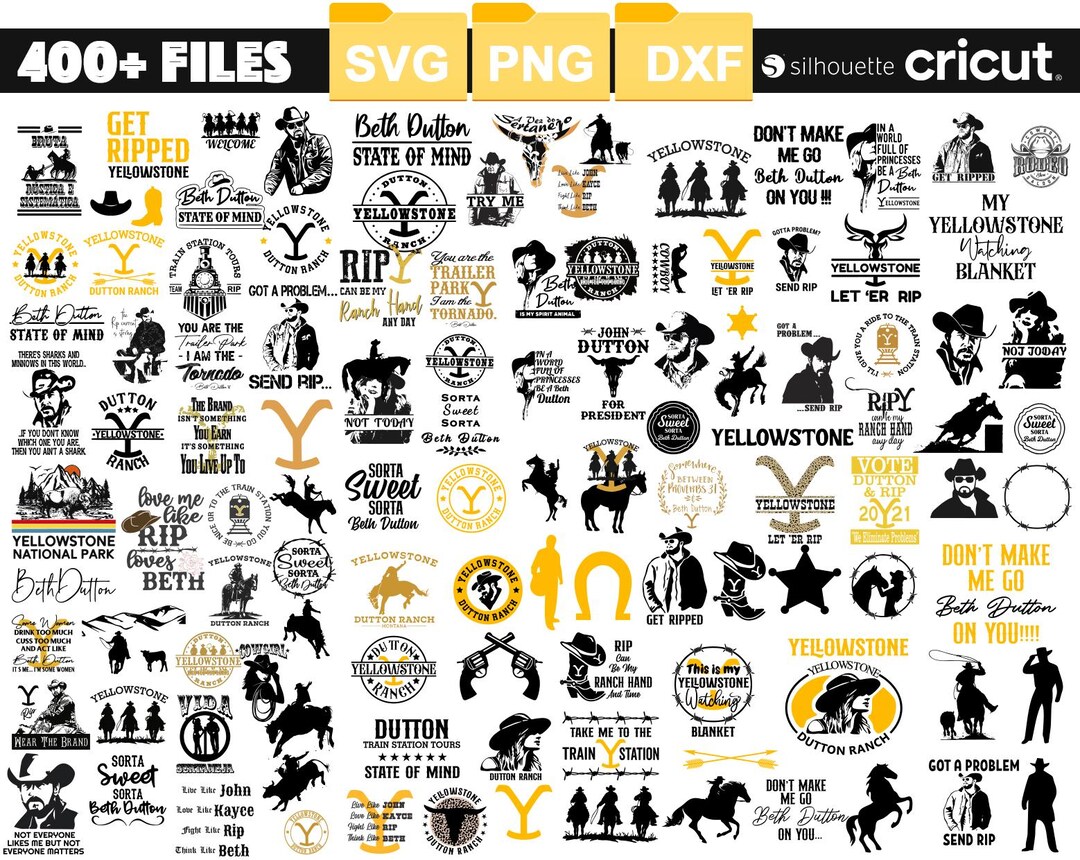 Western Ranch SVG Bundle Cowboy Life Quotes Horses Cows and Farm ...