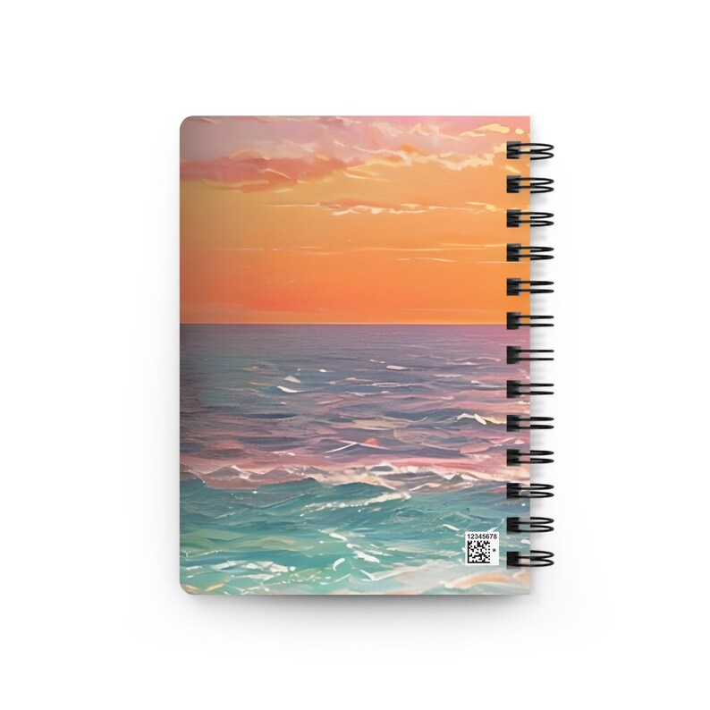 Ocean Sunset Sailboat Spiral Bound Journal, Notebook, Diary, Sketchbook ...