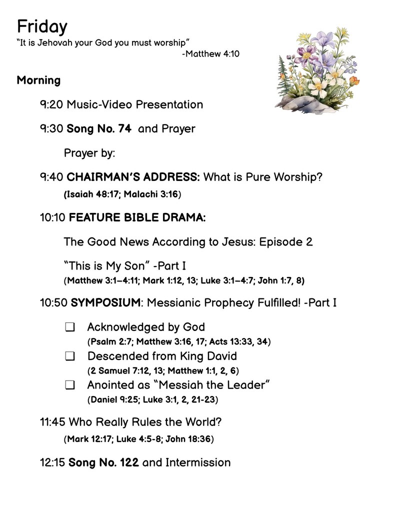 Pure Worship Convention Notebook, JW Notebook, Jehovah's Witness ...