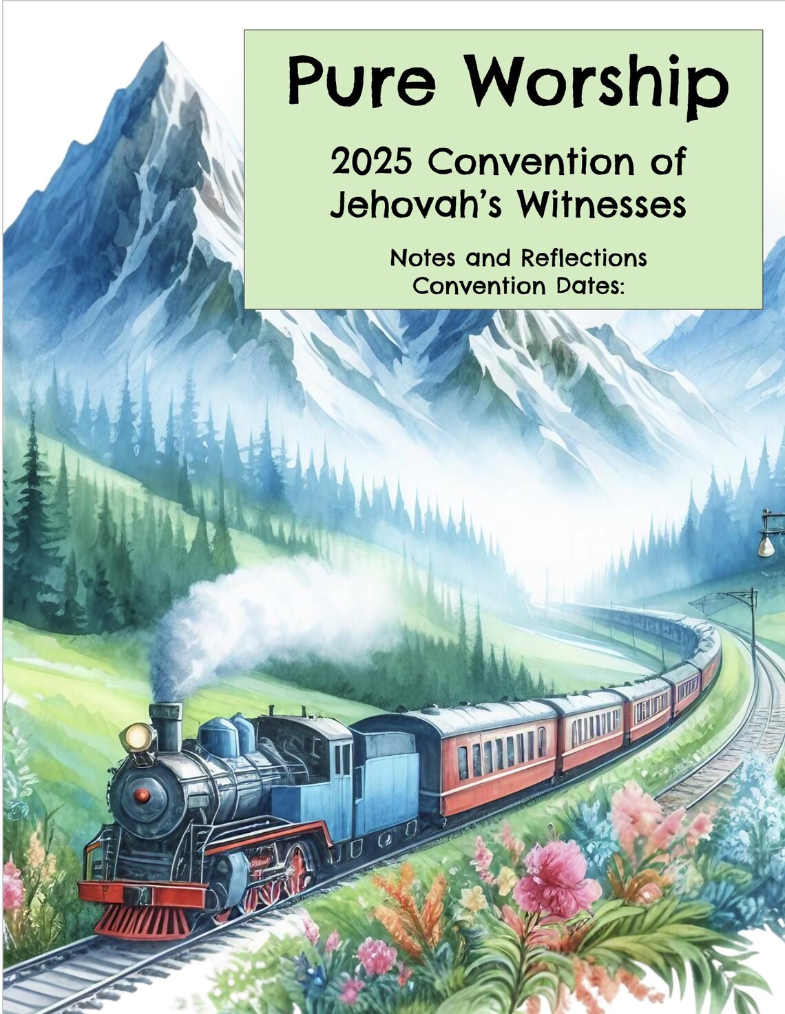 Pure Worship Convention Notebook, JW Notebook, Jehovah's Witness ...