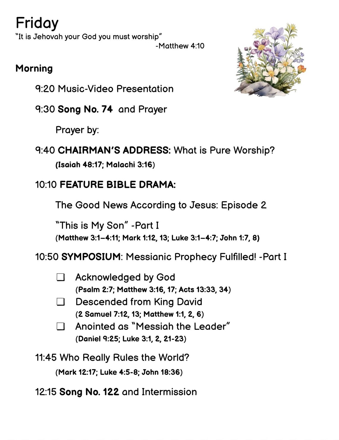 Pure Worship Convention Notebook, JW Notebook, Jehovah's Witness ...