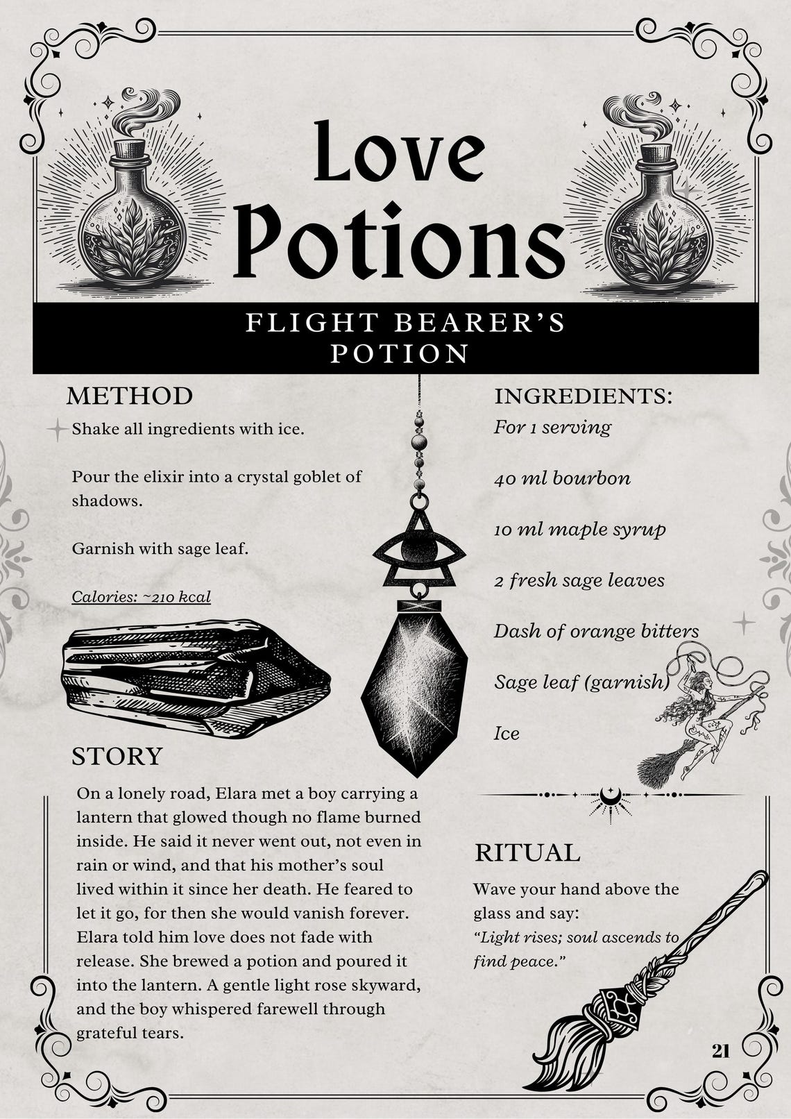 Magical Love Potion Cocktail Recipes: Witchcraft Drink Book (digital ...