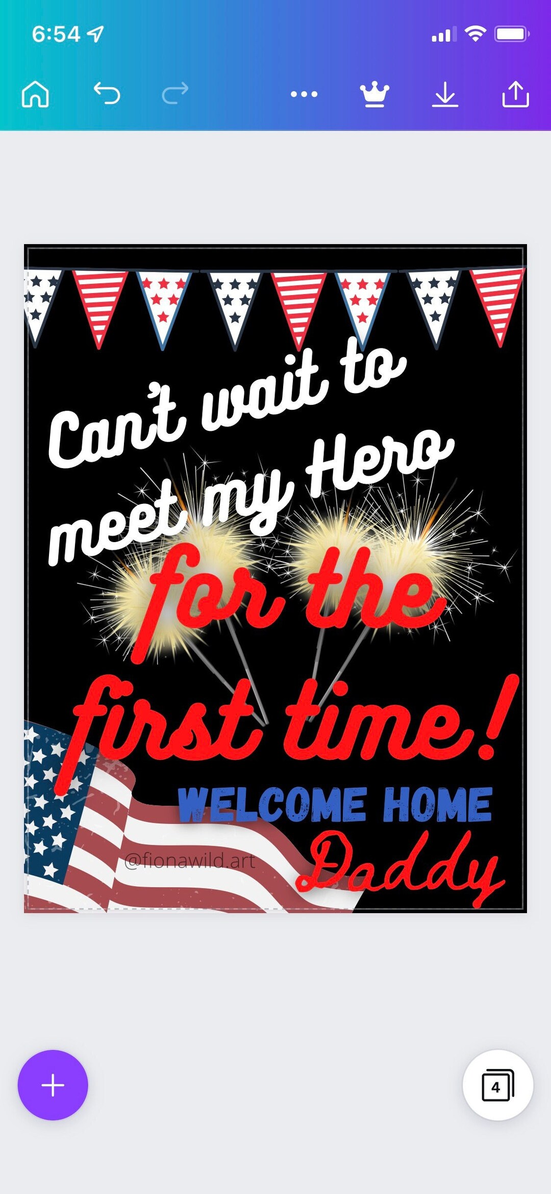 Military Homecoming Welcome Home Poster- Kids Meet Dad Poster - Etsy