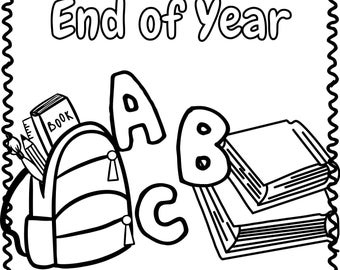 End of Year Memory Book Activities Last Week of School, School Memory ...