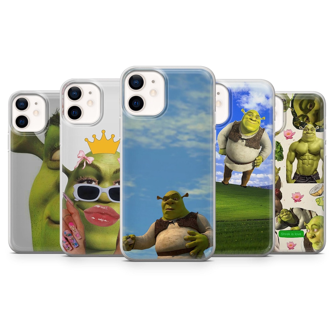 Ugly Shrek Phone Case Funny Ogre Cover for iPhone 17, 17pro, 16, 15, 14 ...