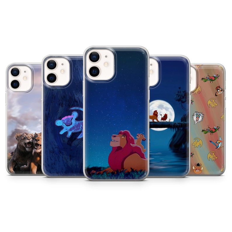 Lion King Phone Case Mufasa Simba Cover for iPhone 17, 17pro, 16, 15 ...