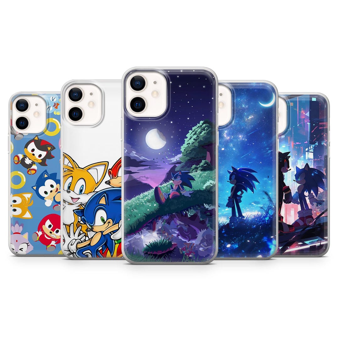 Sonic the Hedgehog Phone Case Blue Retro Cover for iPhone 17, 17pro, 16 ...
