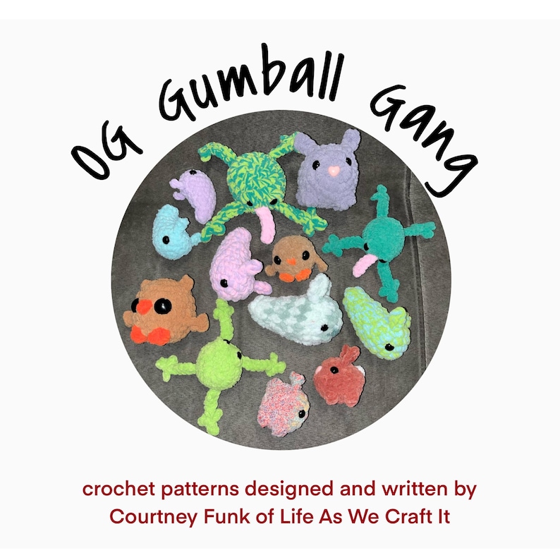 OG Gumball Gang Crochet Pattern Bundle - Etsy Australia