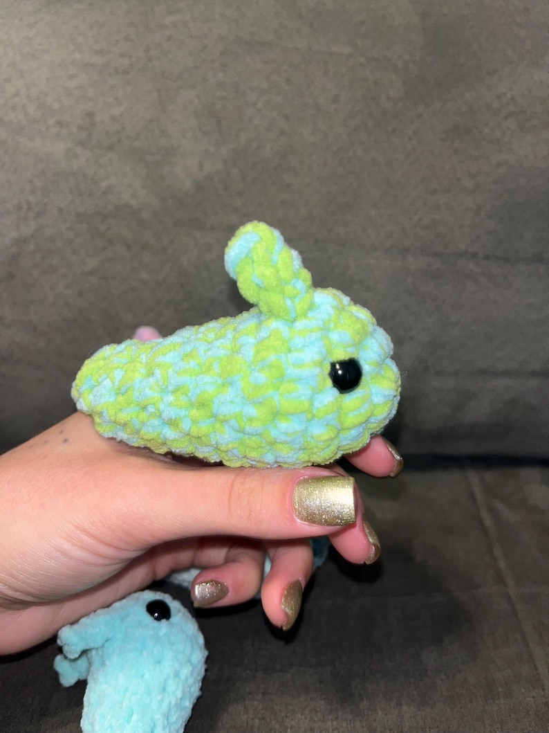 Tiny Garden Slug No-sew Market Make Crochet Pattern - Etsy