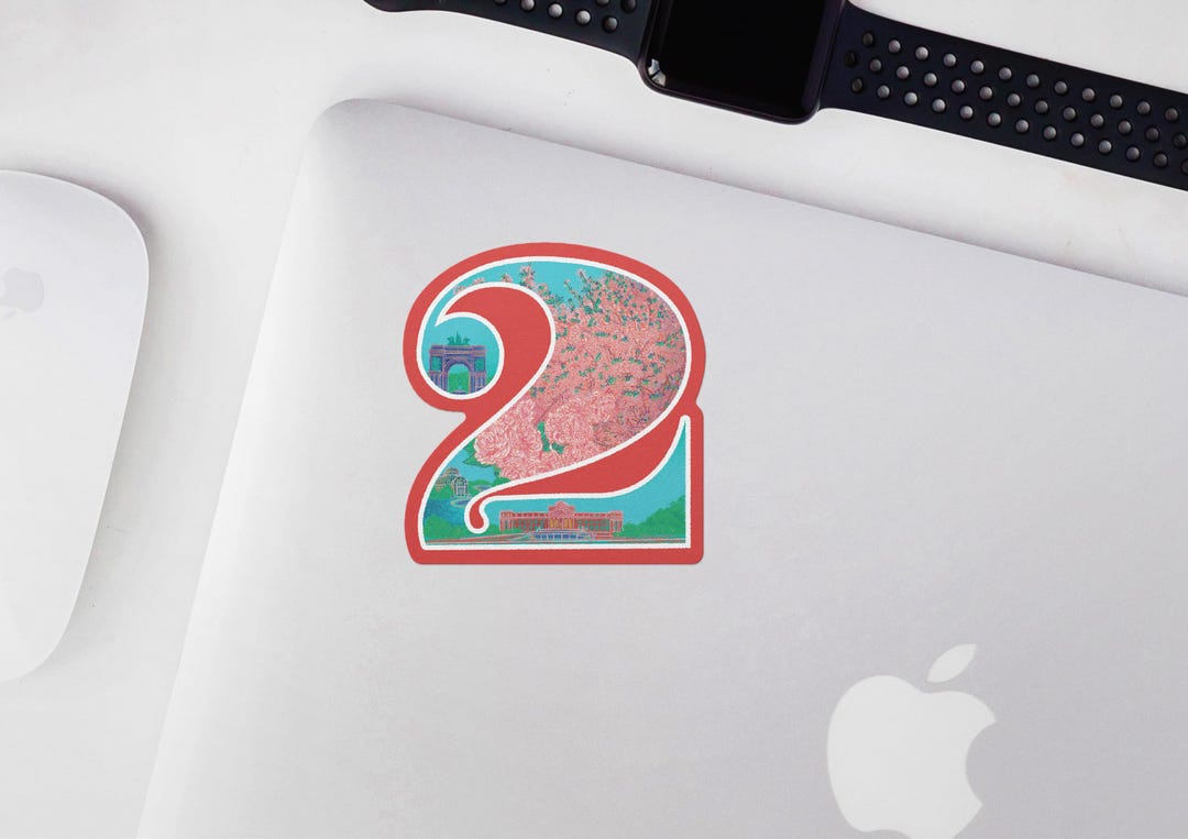 2 Train Sticker. Love Letters for the Subway. A Glossy Sticker With ...
