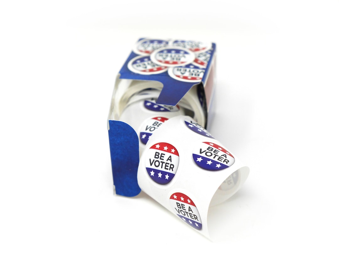 Be A Voter Stickers: 240 Get Out the Vote Stickers - Etsy