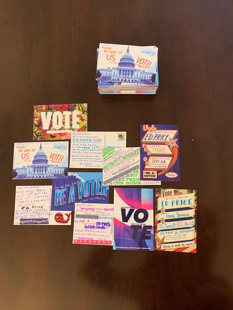 They Work for Us Political Postcards: Set of 100 Vote - Etsy