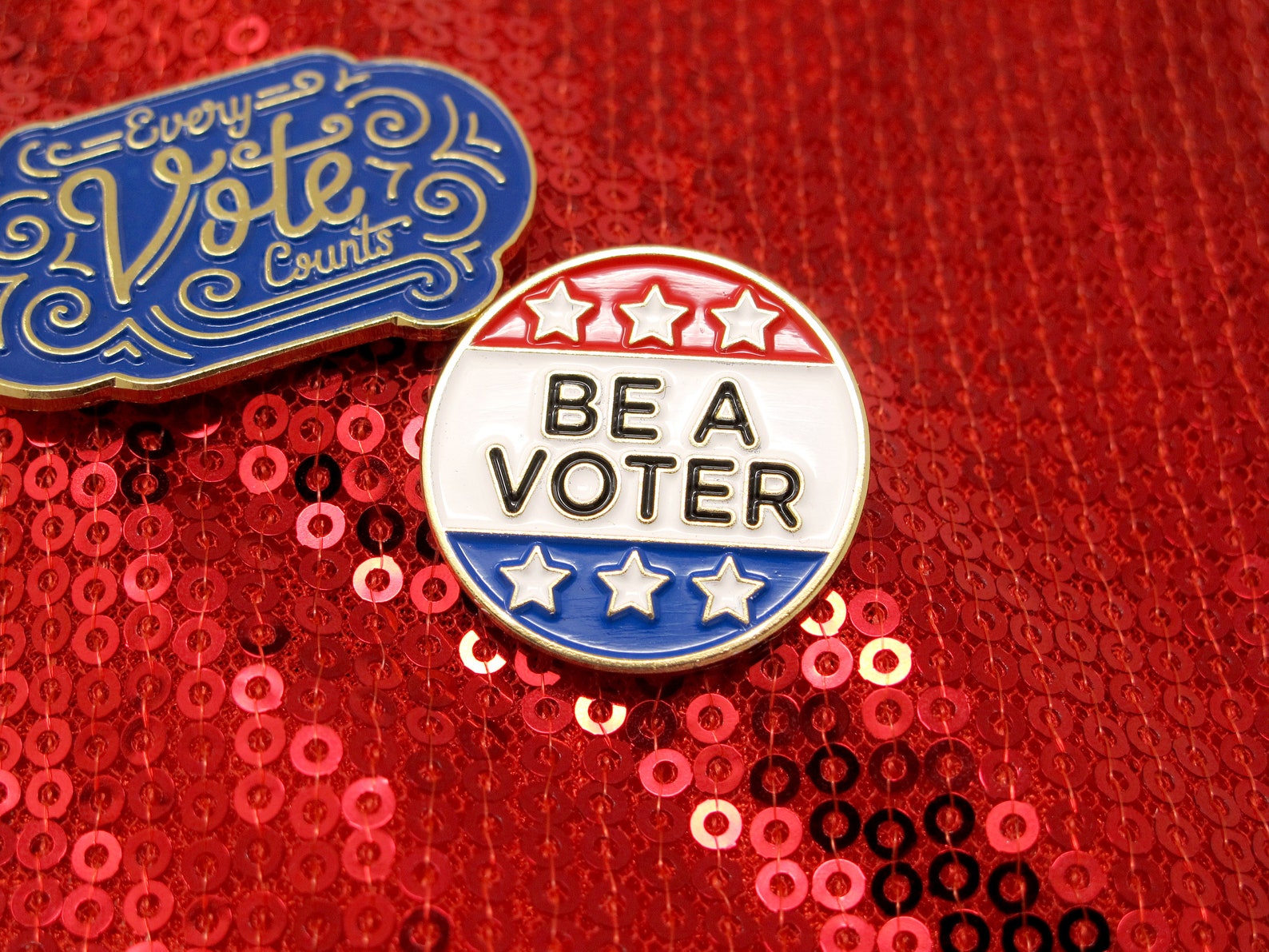Be a Voter Enamel Pin - Etsy