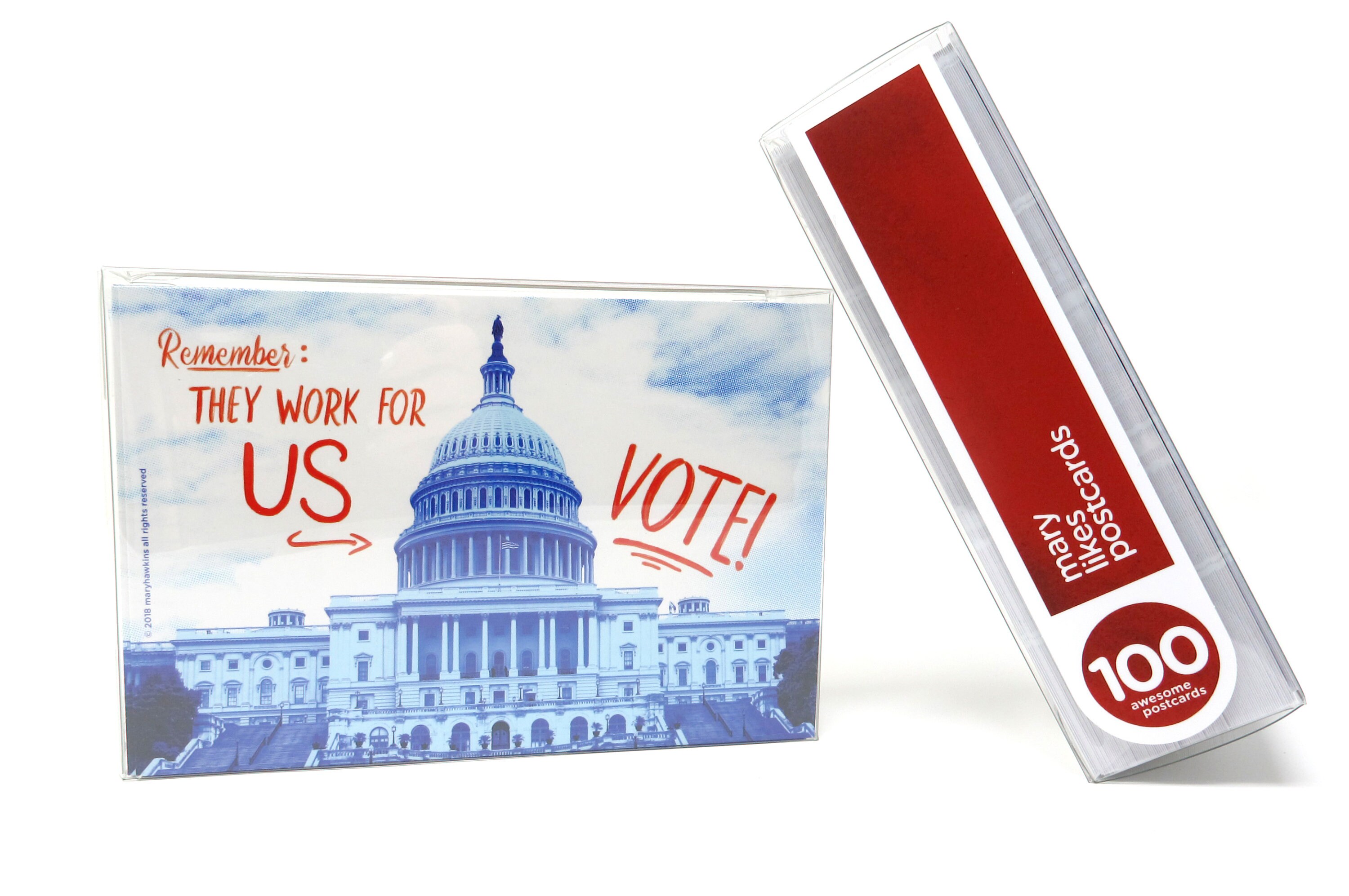 They Work for Us Political Postcards: Set of 100 Vote - Etsy
