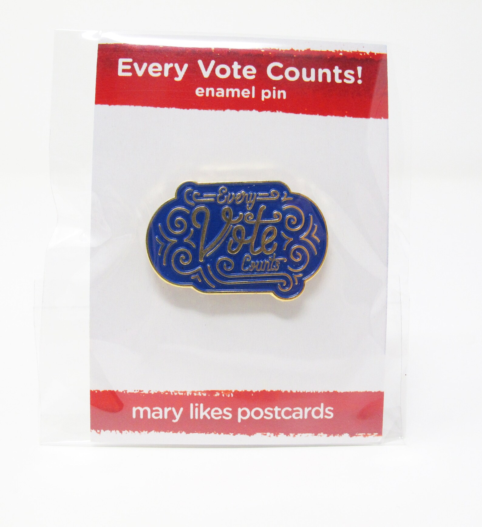 Every Vote Counts Enamel Pin - Etsy