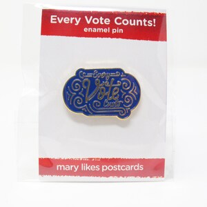 Every Vote Counts Enamel Pin - Etsy
