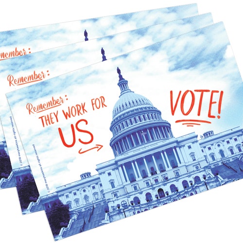 Be a Voter Set of 100 Vote Postcards Perfect for Postcards - Etsy