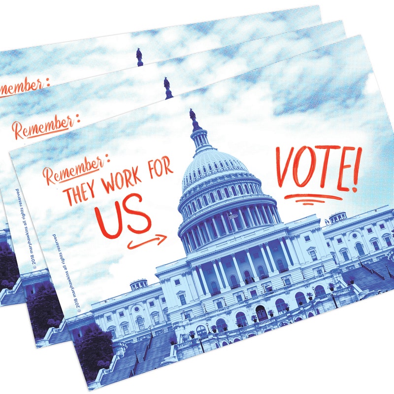 Postcards to Voters - Etsy